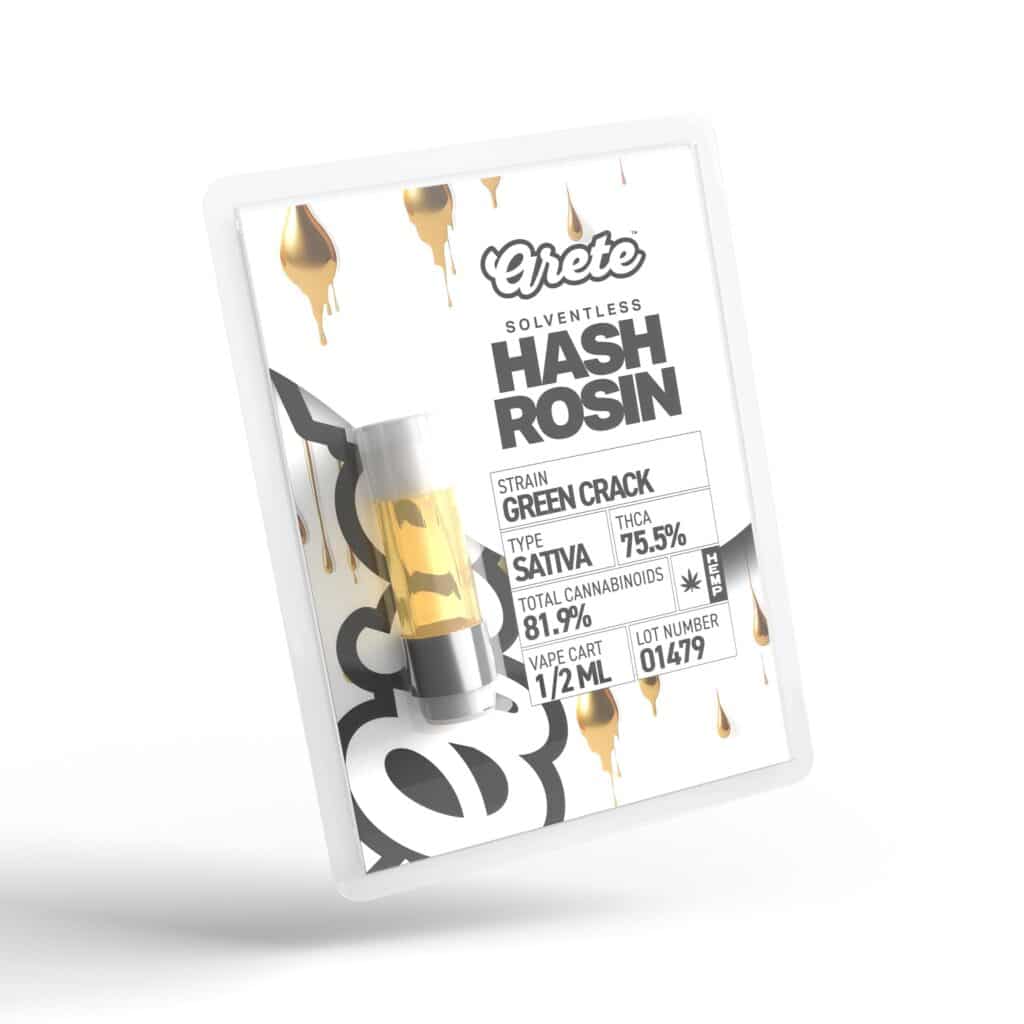 THCa Hash Rosin Vape Cartridge - Arete Hemp